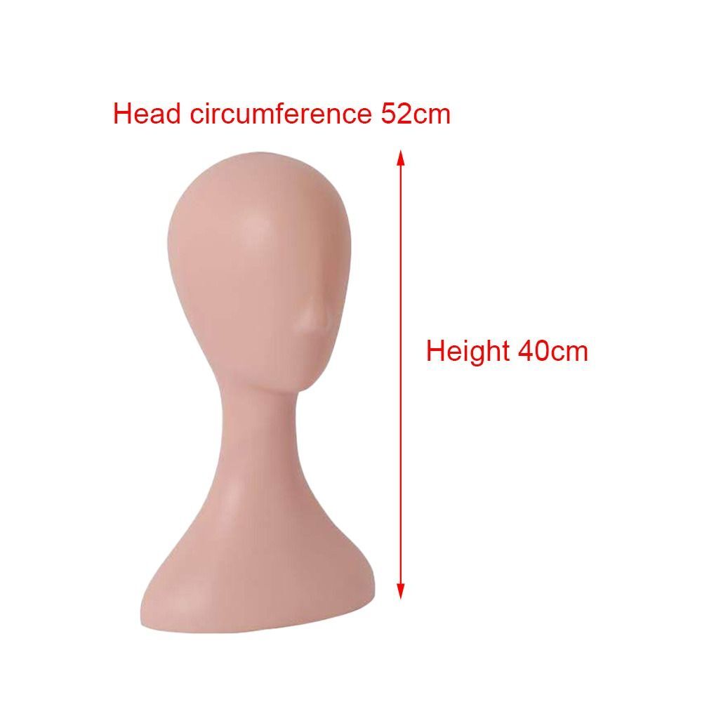 Dummy Wig Head Model Plastic Mannequin Women's model wig holder Display ...