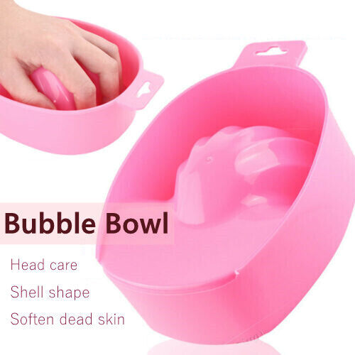 Nail Art Tips Finger Soak Off Bowls Manicure Remover Hand Nail Salon ...