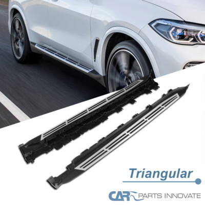 Fits 2019-2023 BMW X5 G05 Side Step Bars Running Boards Aluminum 2PC ...