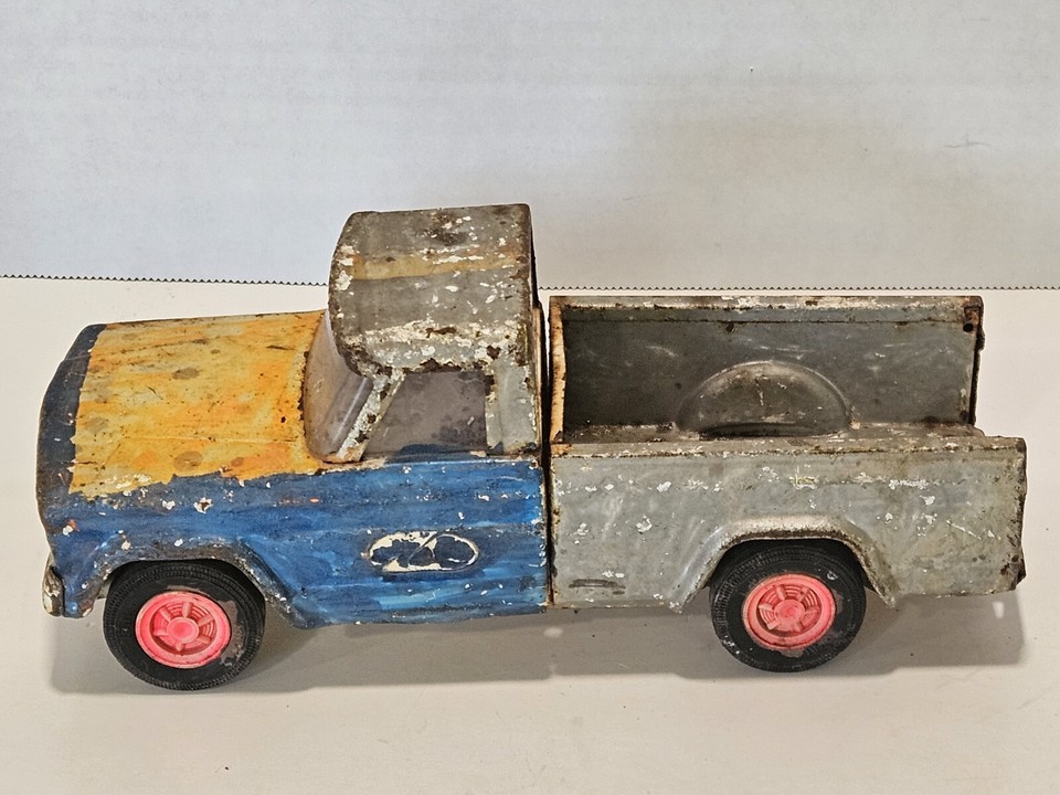 Vintage 1960's Mini Tonka Jeep Pick Up Wrecker Tow Truck for Parts ...