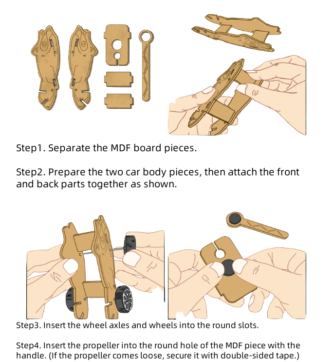 Teachers STEM Balloon & Propeller 2IN1 Car DIY Elementary Science ...