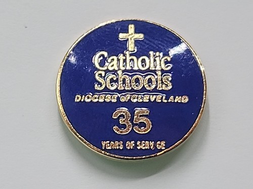 Diocese of Cleveland Catholic Schools 35 Year Service Gold Tone Church ...