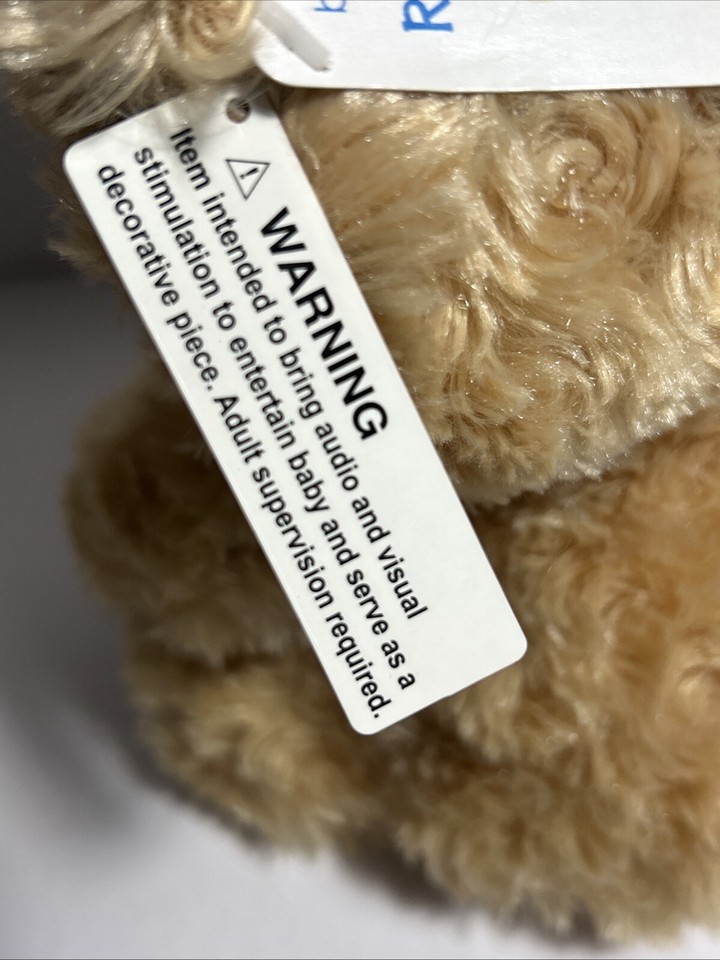 Baby Gund Rock-A-Bye Animated Plush Toy Sings "Rock-A-Bye Baby" Rocks ...