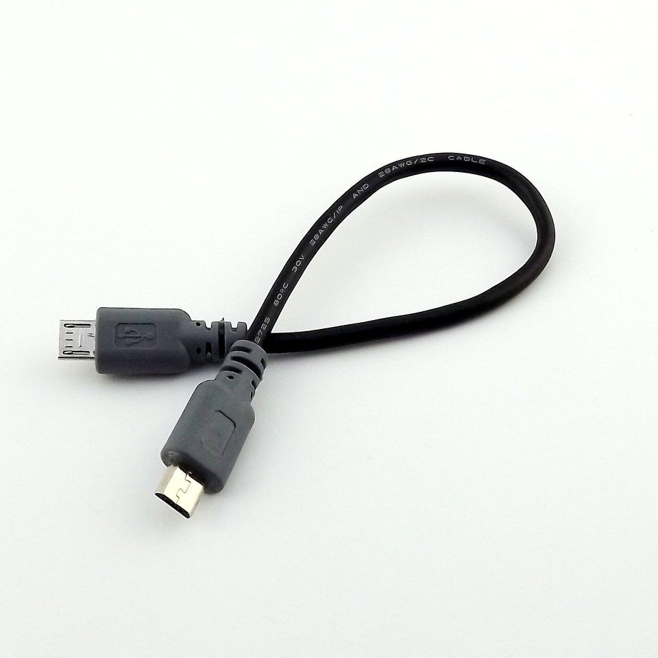 Micro USB Type B Male To Micro B Male 5Pin Converter OTG Adapter Lead ...