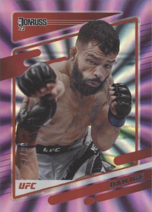 2022 Donruss UFC - Dan Ige #139 Holo Purple Laser /99 for sale online ...