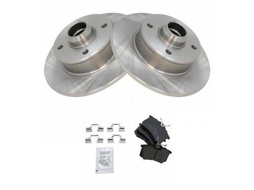 For 1990-1992 Volkswagen Corrado Brake Pad and Rotor Kit Rear 41353WTTN ...