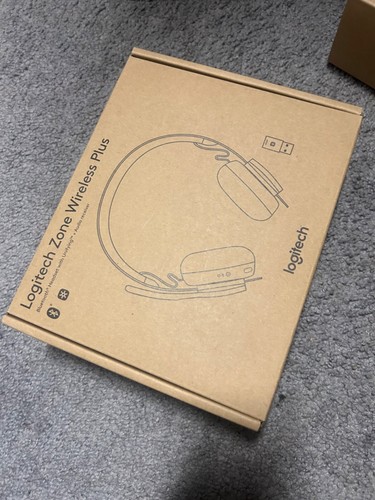 Logitech Zone Wireless Bluetooth Binaural Headset A00082 W/ USB Cable ...