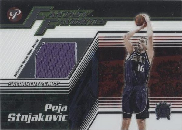 2004-05 Topps Pristine - Fantasy Favorites #FF-PS Peja Stojakovic (MEM ...