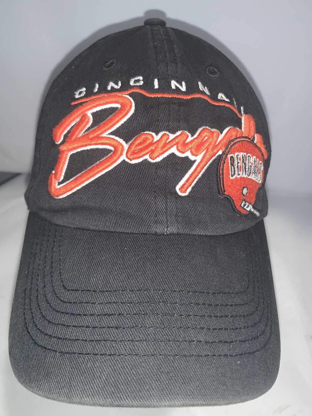 VINTAGE CINCINNATI HAT CAP ADJUSTABLE SNAPBACK NFL 47 BRAND BLACK | eBay