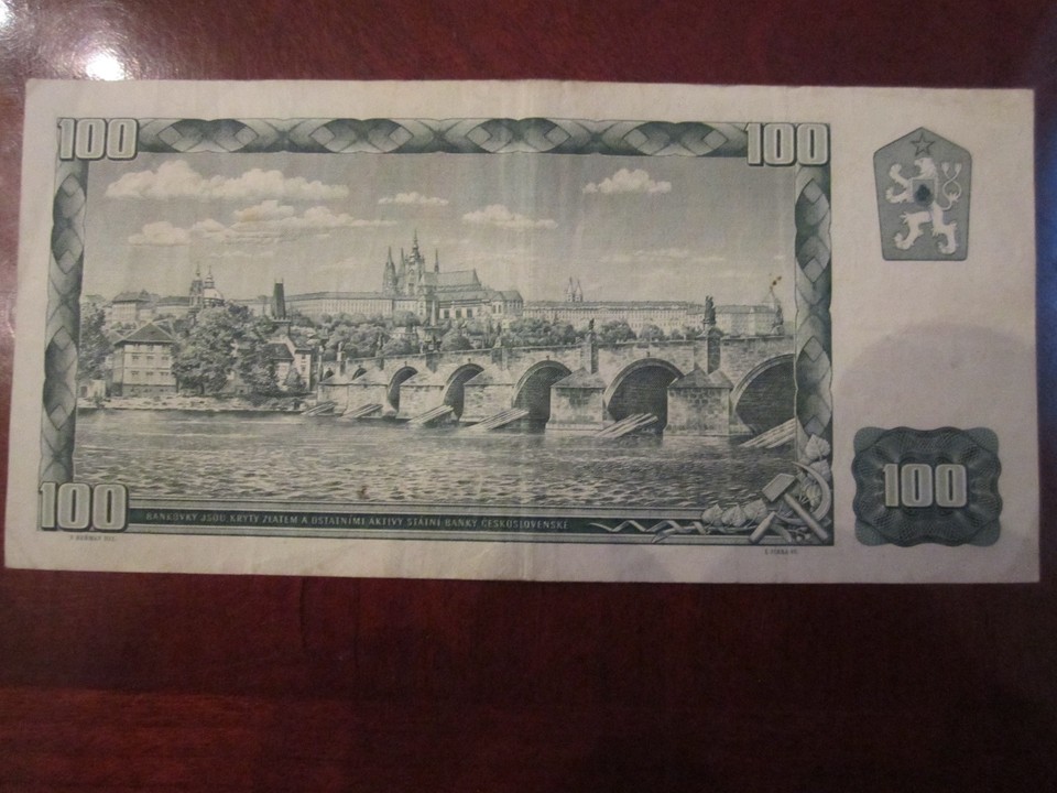 1961 CZECHOSLOVAKIA STO KORUN (100) KORUN CURRENCY NOTE - OFC-C | eBay
