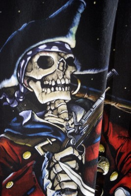 vintage liquid blue dead skeleton pirate tee shirt t-shirt | eBay