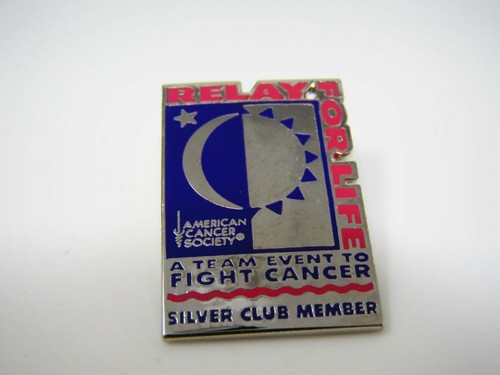 Relay for Life Pin American Cancer Society Silver Club Member | eBay