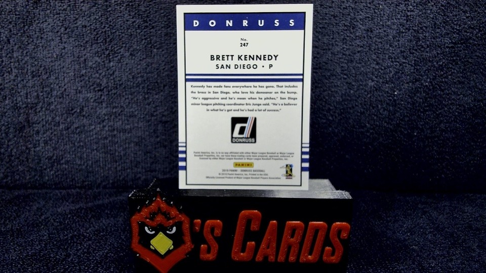 2019 Donruss Baseball | Brett Kennedy | Padres | Rookie | 247 | eBay