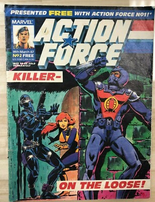 ACTION FORCE #2 (1987) Marvel UK comics G/VG | eBay