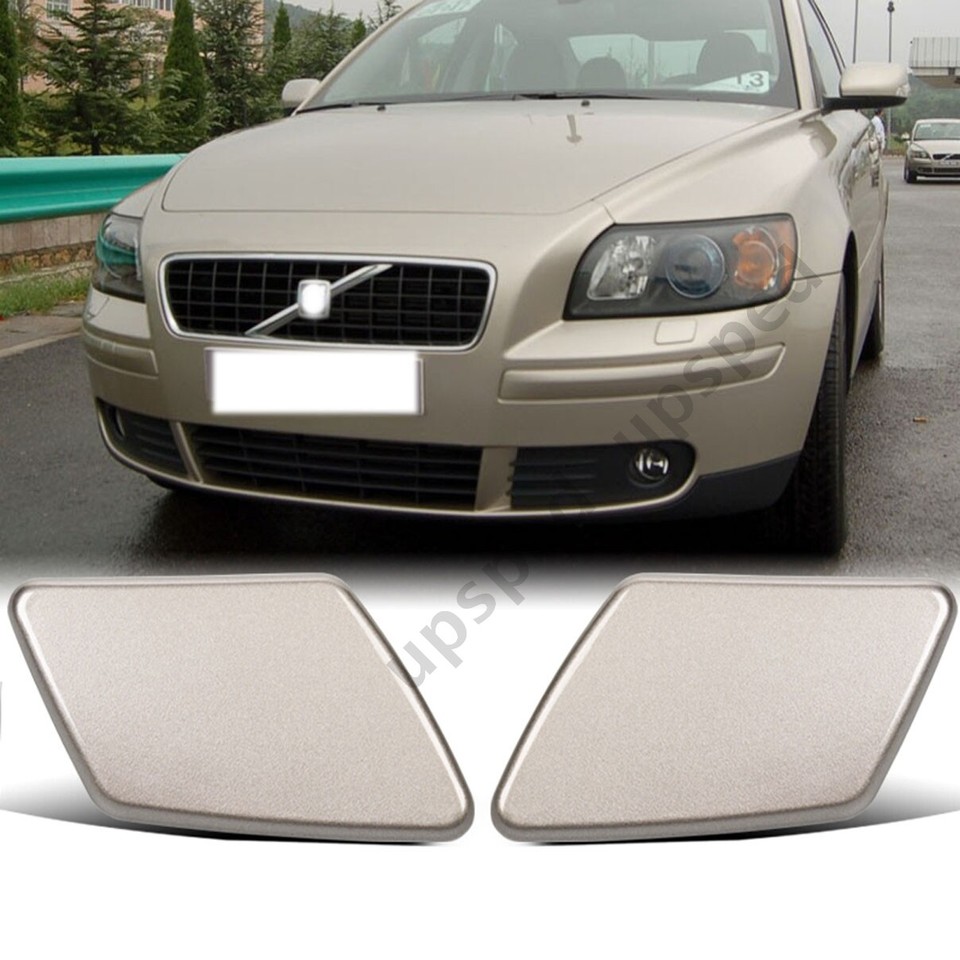 Front Bumper Headlight Washer Cover Cap For For Volvo V50 S40 2005-2007 ...