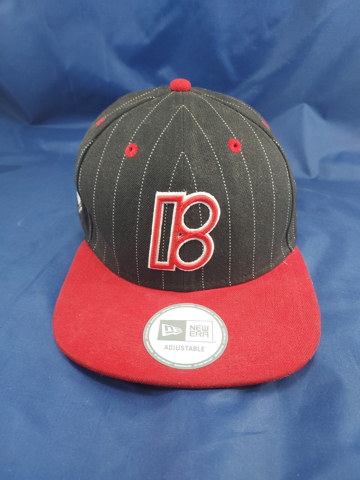 New Era Plan B Skateboard Hat Black & Red W/Pinstrip… - Gem