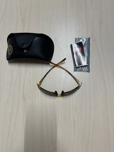 RAY BAN RB4051 642/83 TORTOISE SHADE BROWN SLEEK POLARIZED RIMLESS ...