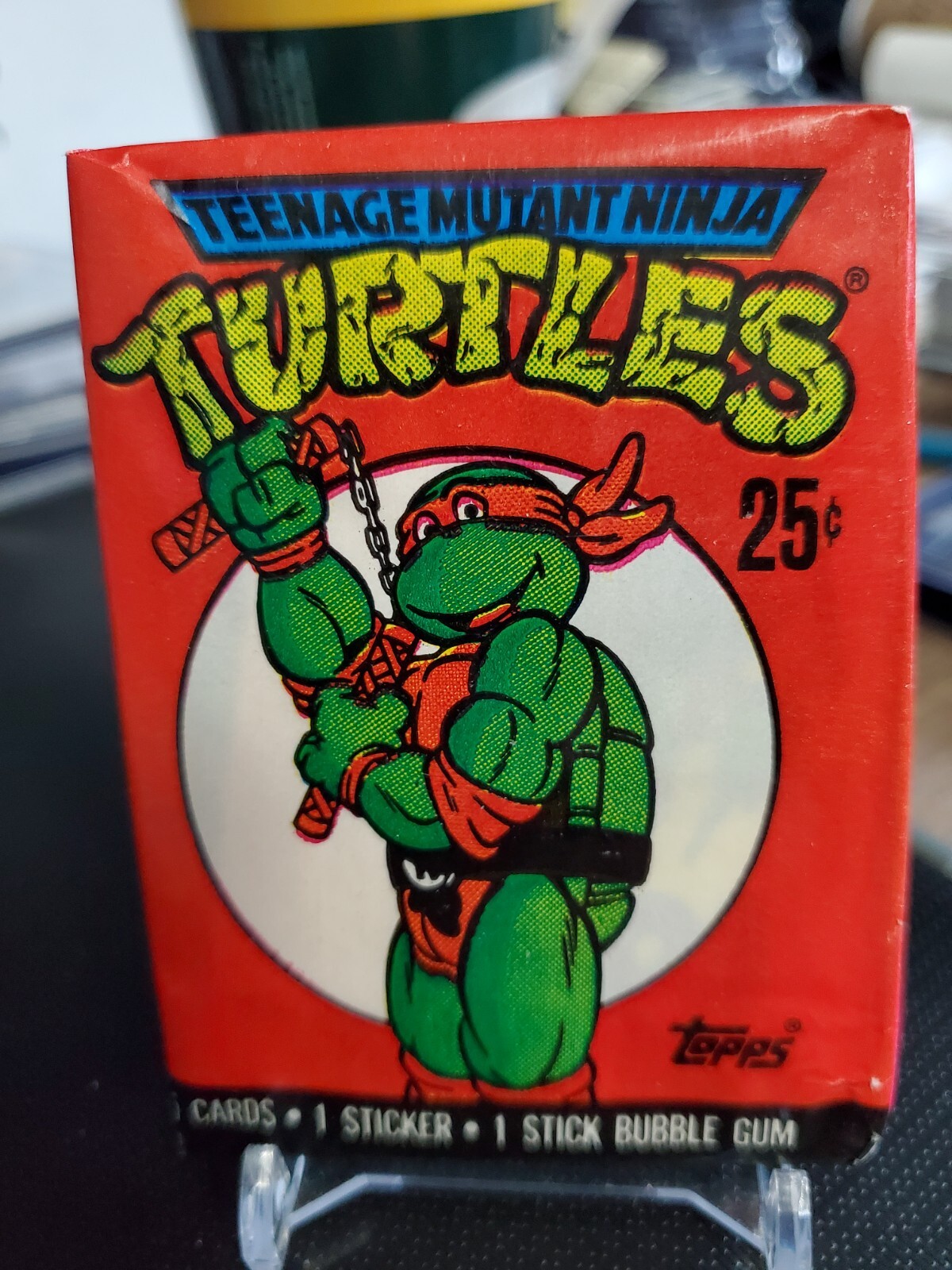 (1) Sealed Wax Pack 1989 Topps Series 1 Teenage Mutant Ninja Turtles ...