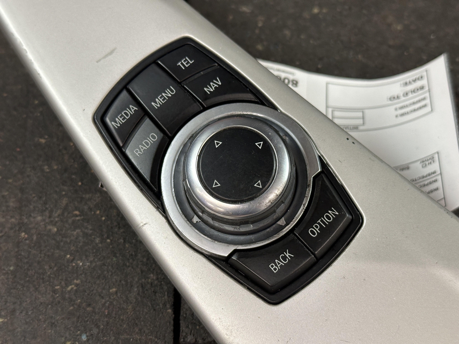 12-18 BMW 320 IDRIVE MEDIA TOUCH CONTROL KNOB SWITCH W/BEZEL ...