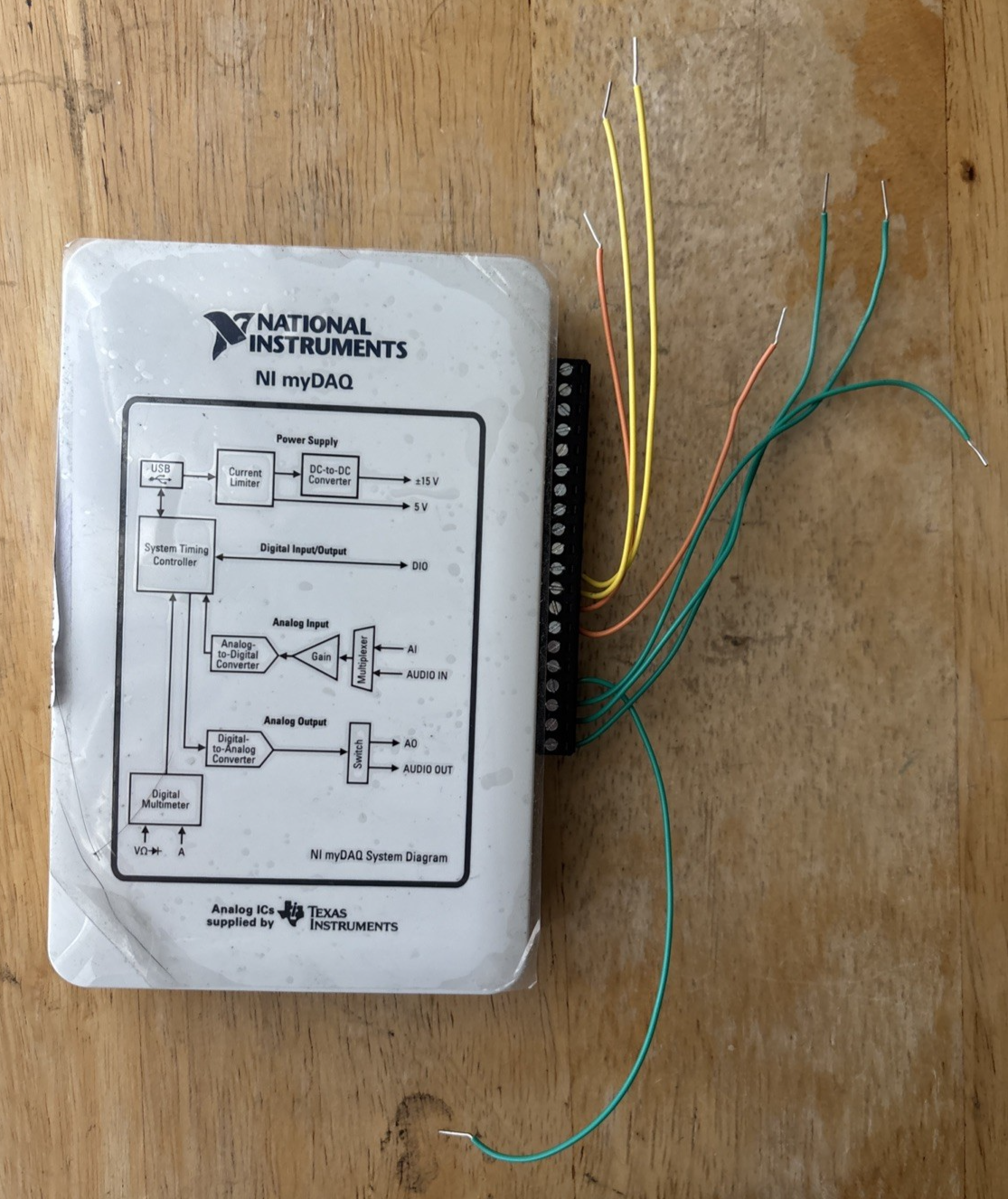 National Instruments NI MyDAQ Data Acquisition Kit (782633-01)... FREE ...