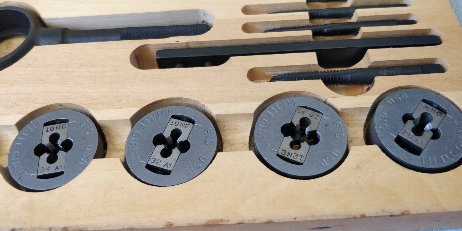 Greenfield Threading 1387 Little Giant Tap & Die Set 423159 | eBay