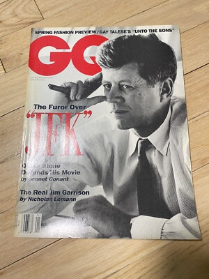 Rare Vintage GQ Magazine The Furor Over "JFK" January 1992 Issue | eBay