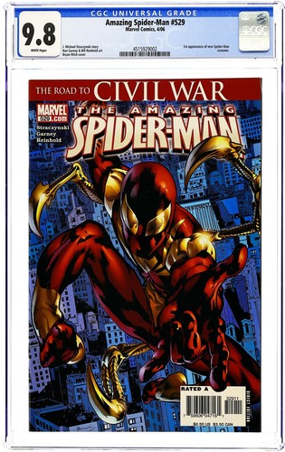 Amazing Spider-Man #529 Garney Variant 1st Printing CGC 9.8 2006 ...