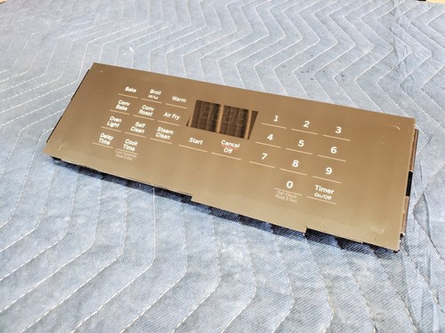 WB27X47793 USED GE ELECT RANGE CONTROL BOARD & GRAY FACEPLATE JB735SP ...