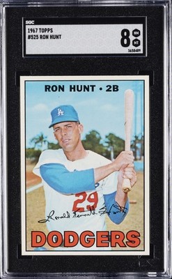 1967 TOPPS #525 RON HUNT SGC 8 | eBay