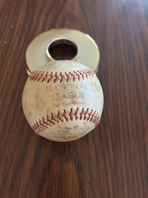 VINTAGE J deBEER & SONS NATIONAL LEAGUE BALL WITH BOX | eBay