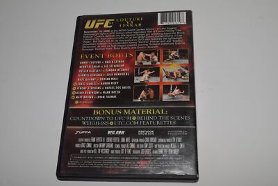 ULTIMATE FIGHTING CHAMPIONSHIP UFC 91 COUTURE VS LESNAR 11/15/08 DVD ...