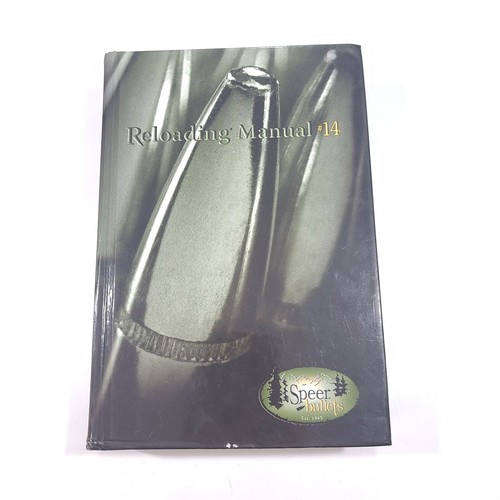 RELOADING MANUAL #14 By Speer Bullets - Hardcover | eBay