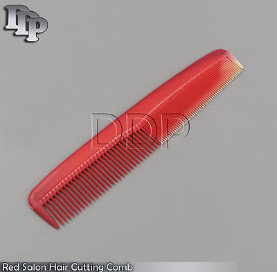 Red Salon Hair Cutting Comb Barber Hair Styling Antistatic Detangle ...