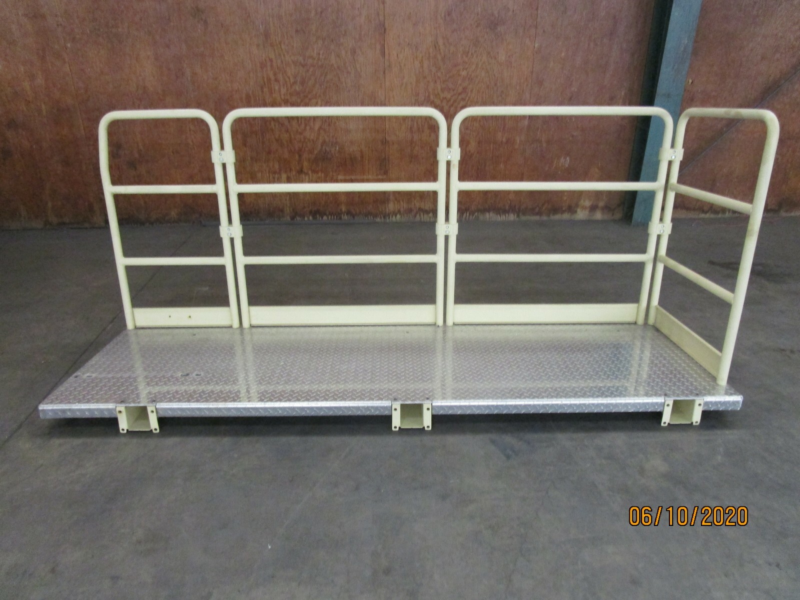 BOLT ON MACHINE CATWALK PLATFORM ALUMINUM DIAMOND PLATE WALKWAY 9'FT X ...