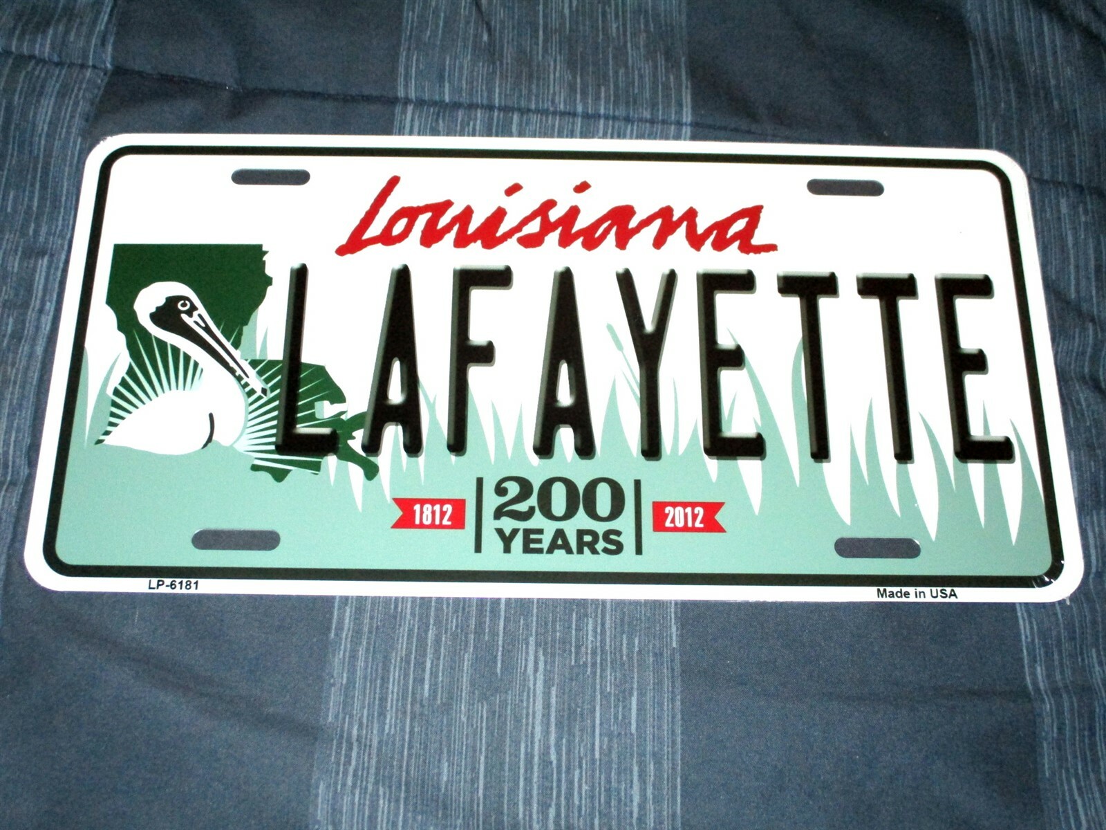 LAFAYETTE LOUISIANA Metal License Plate #1a NEW | eBay