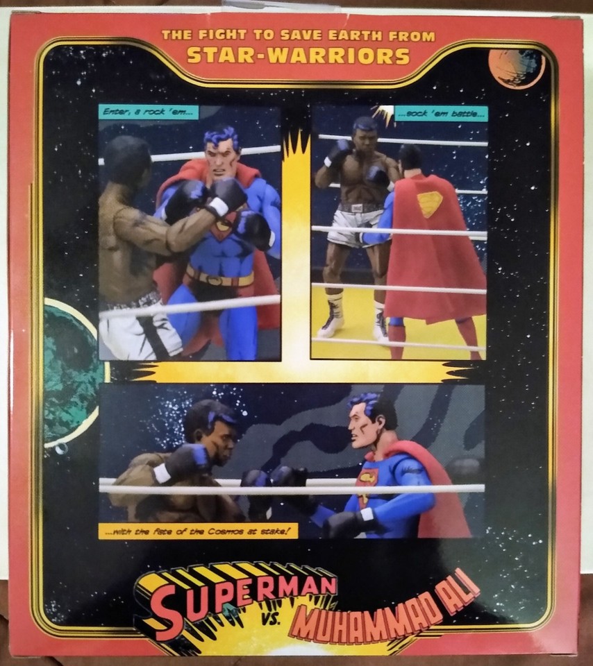 NECA Superman vs Muhammad Ali Cell Shade LE Action Figure 2-Pack NEW ...