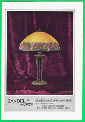 1919 HANDEL LAMPS AD ~ Number 6778 is shown | eBay