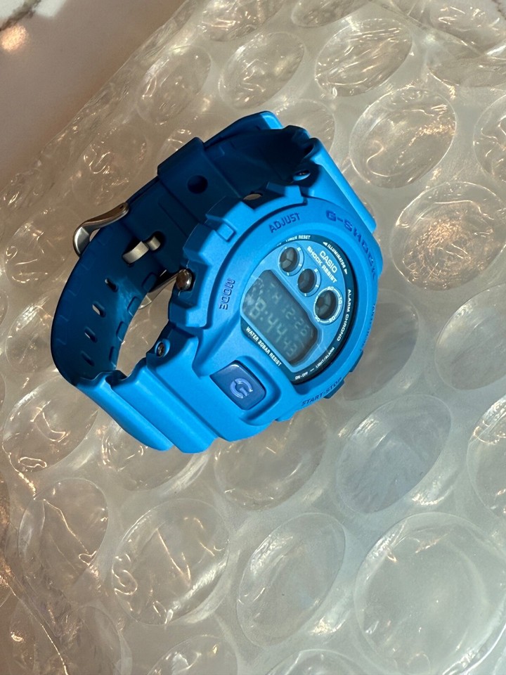 CASIO G-SHOCK DW-6900MM BLUE Crazy Colors smurf dw-6900mm2 mm4 limited ...