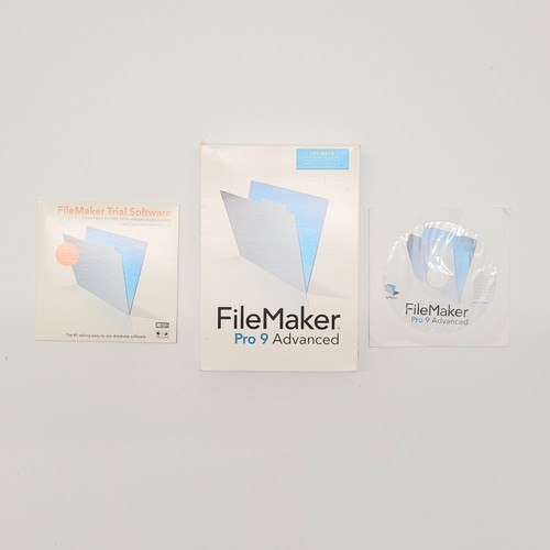 FileMaker Pro 9 Upgrade Software for Windows and Mac w/ Serial Key ...