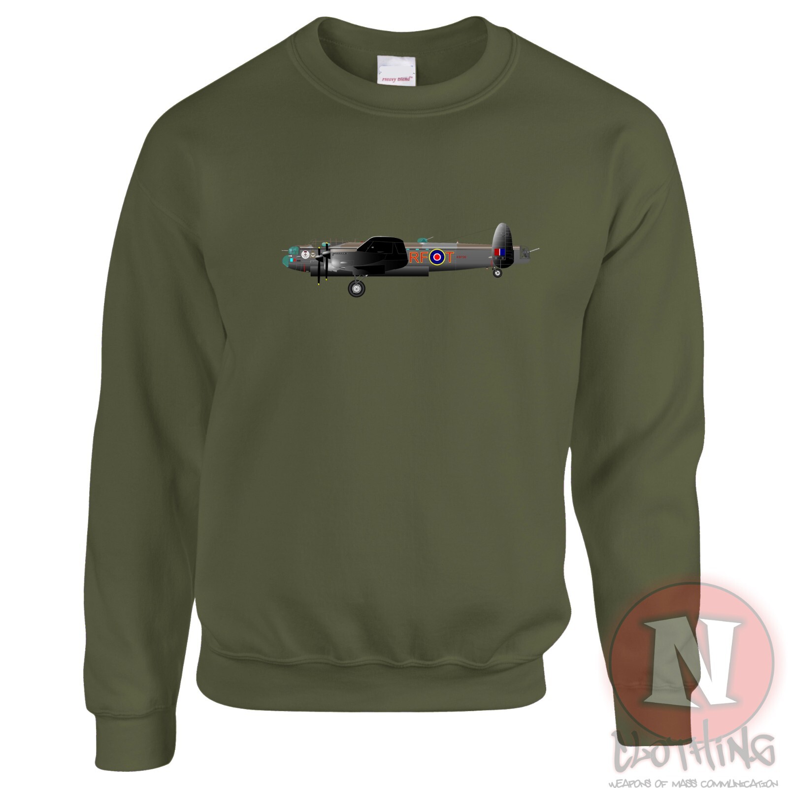 Lancaster personalised Sweatshirt. Your initials. Battle of Britain RAF ...