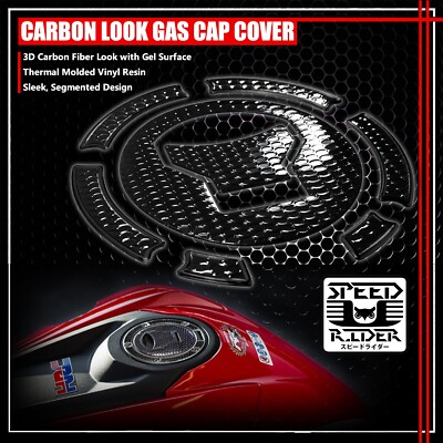 13-23 CB 500/CBR 500/650F/CRF1000 PERFORATED BLACK 3D GAS TANK FUEL CAP ...