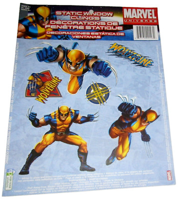 Marvel Universe ~ WOLVERINE ~ Static Window Clings | eBay