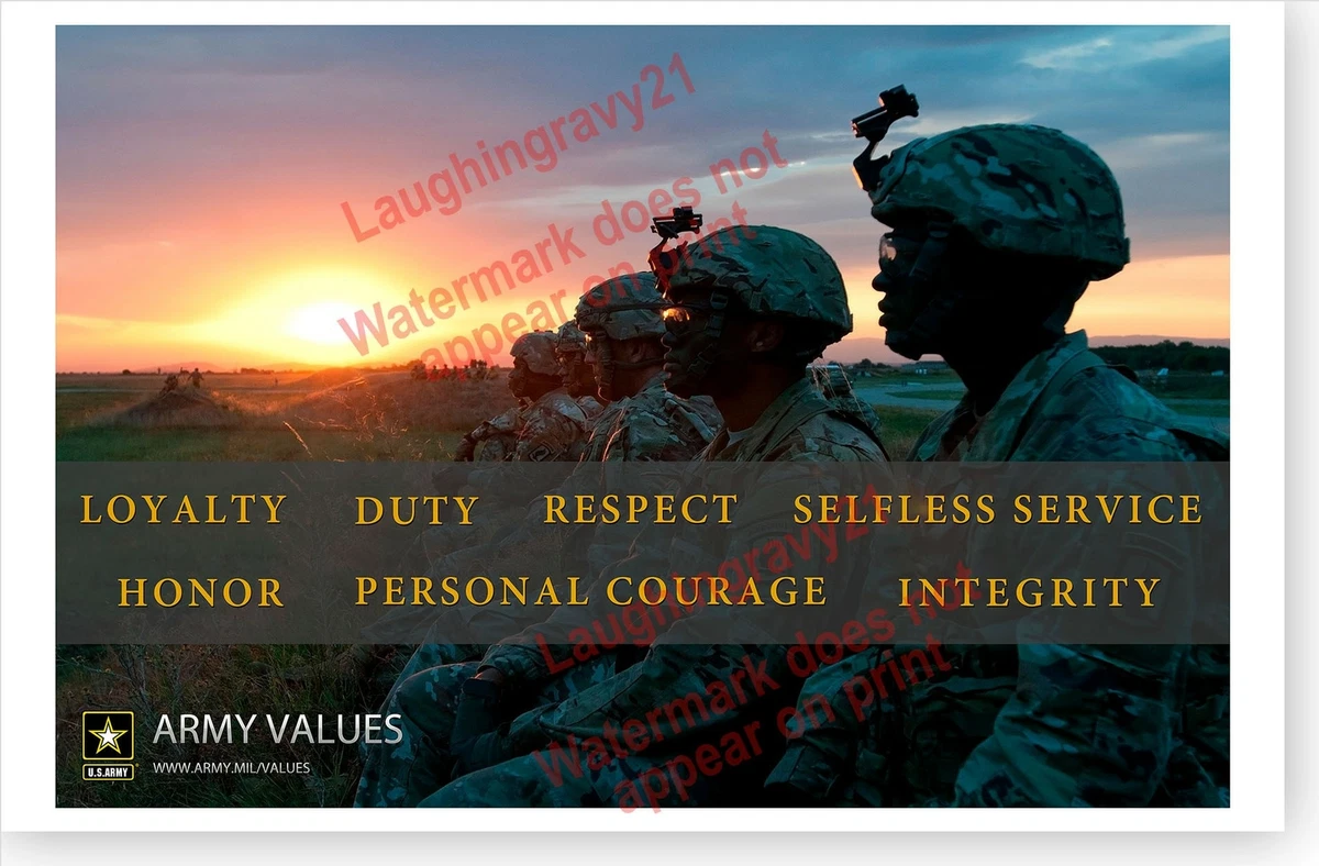 Army Values Posters
