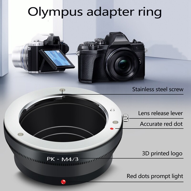 Pk-/3 Adapter For Pk Lens To Micro 4/3 M43 Camera Body For -D6475 | eBay
