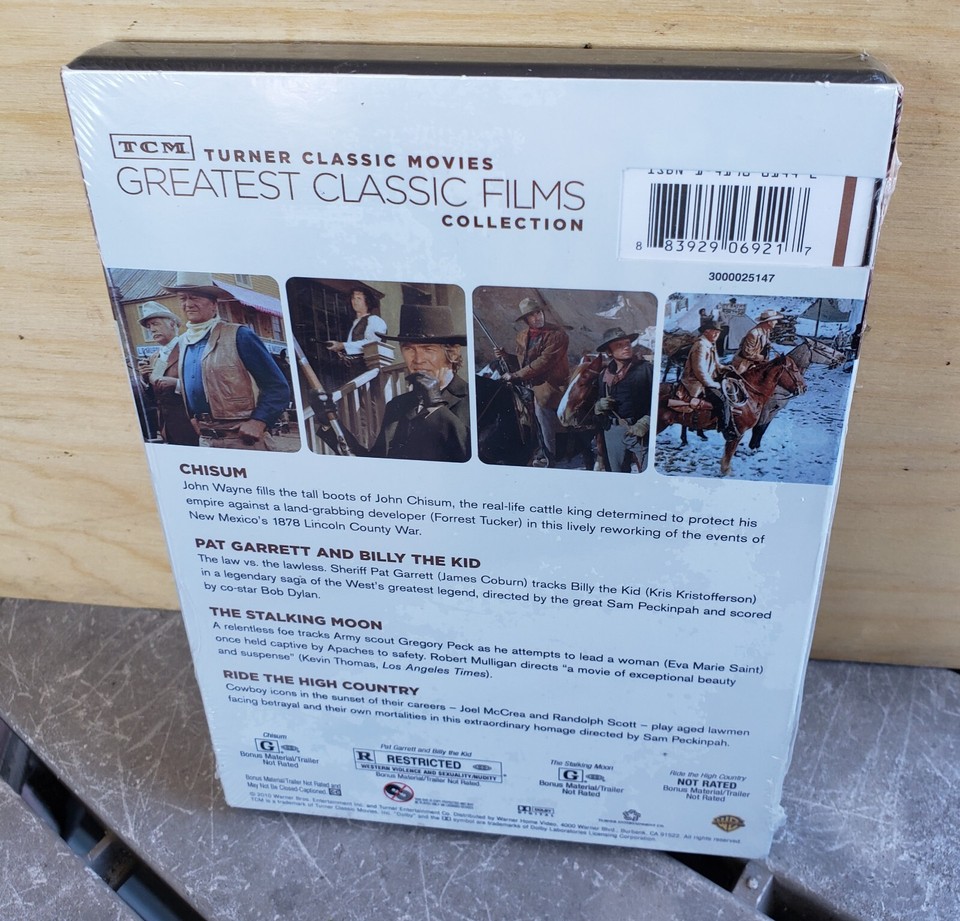 TCM Greatest Classic Films Collection: Westerns (DVD, 2-Disc Set ...