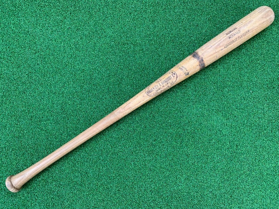 1972 /73 MIKE ADAMS MINNESOTA TWINS H & B VINTAGE GAME USED BAT ...