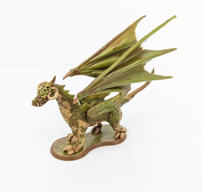 D&D Young Green Dragon Medieval Wyvern Plastic Figure Orm's Return 2005 ...