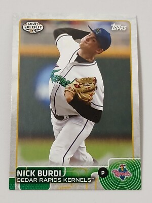Nick Burdi Minnesota Twins Cedar Rapids Kernels 2015 Topps Pro Debut ...