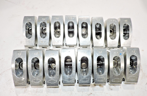 (16) GM 1.5 aluminum roller rockers for SBC 604 crate motor good NASCAR ...