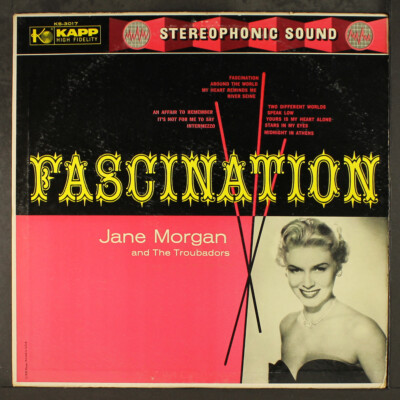 JANE MORGAN: fascination KAPP 12" LP 33 RPM | eBay